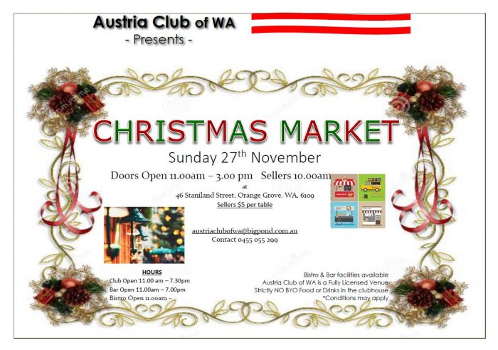 Austria Club of WA | The Austria Club of WA