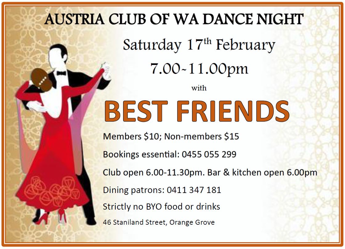 Austria Club of WA | EVENTS